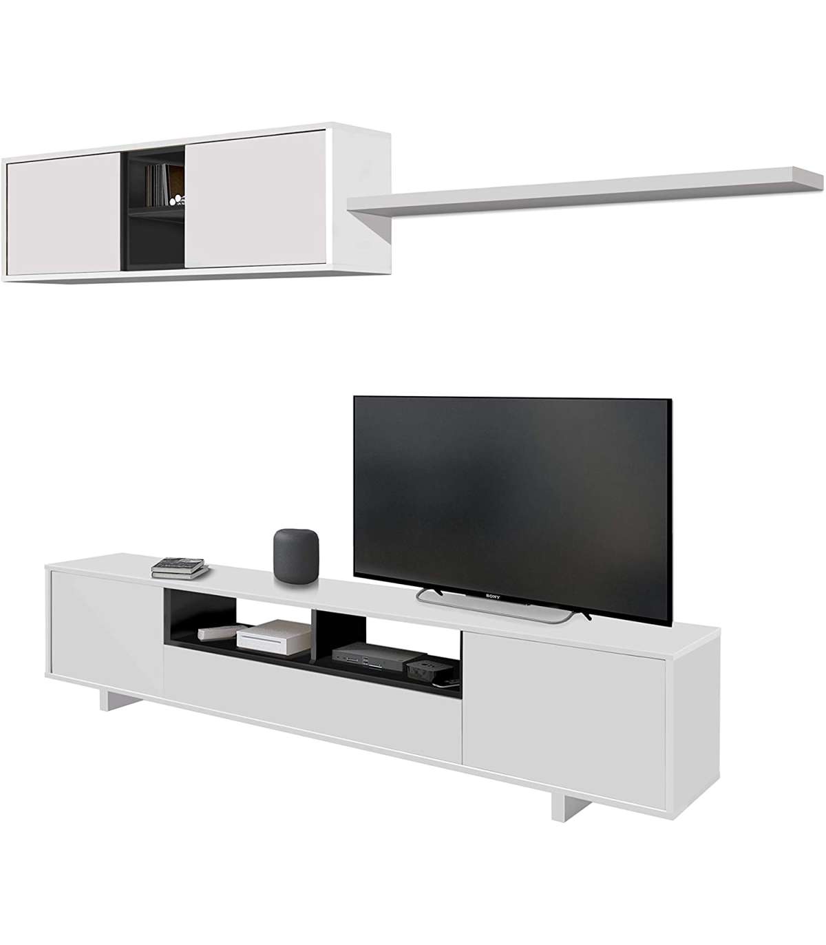 Mueble de salon Sirva 46 cm(alto)200 cm(ancho)41 cm(largo) | Leroy Merlin