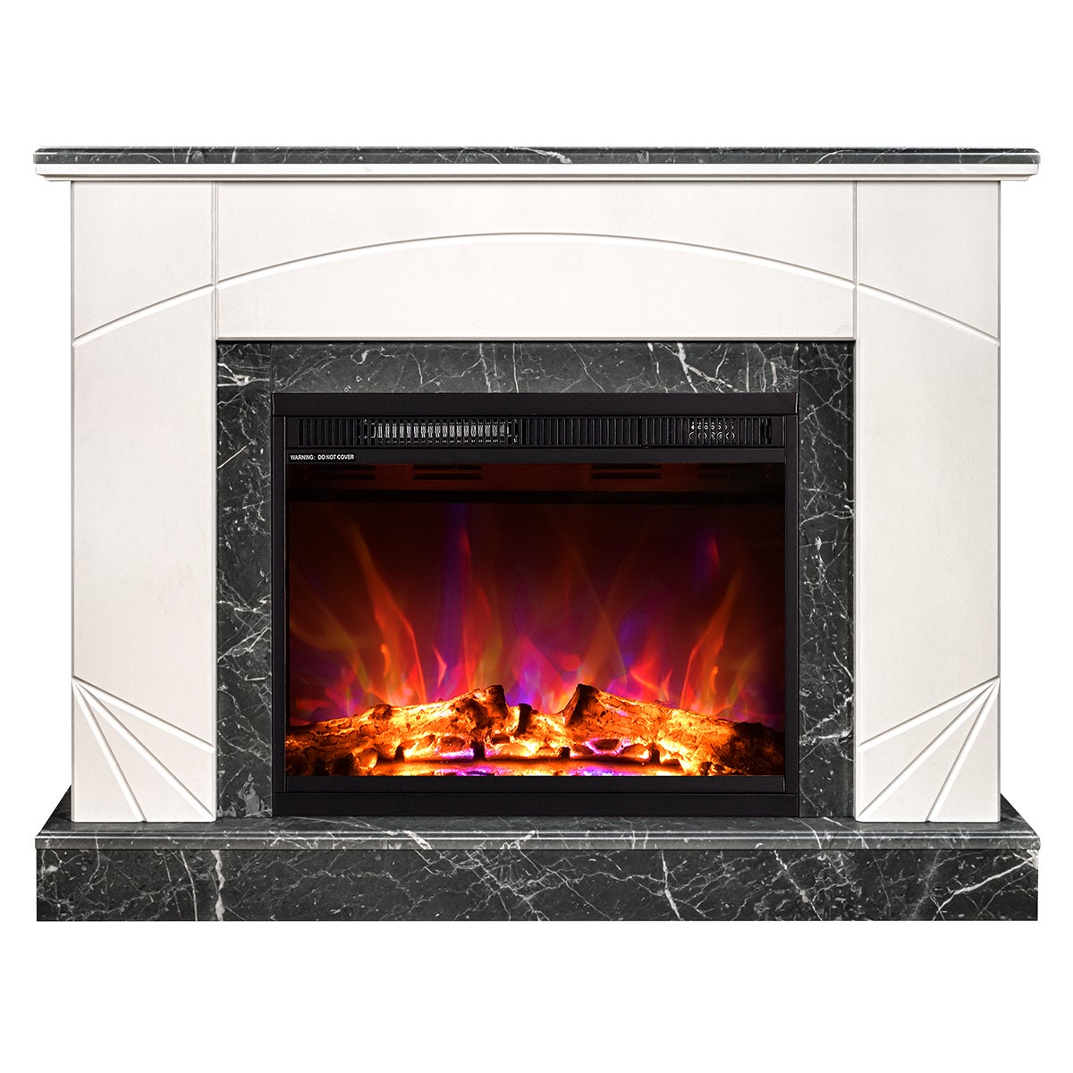 Cheminée électrique Madeira Lux & Lorance Art Flame, 850 x 1100 x 270 ...