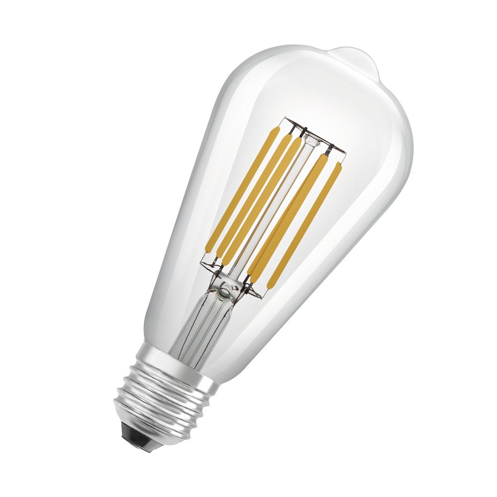 LEDVANCE Lampada a risparmio energetico a LED, filamento Edison, E27 ...