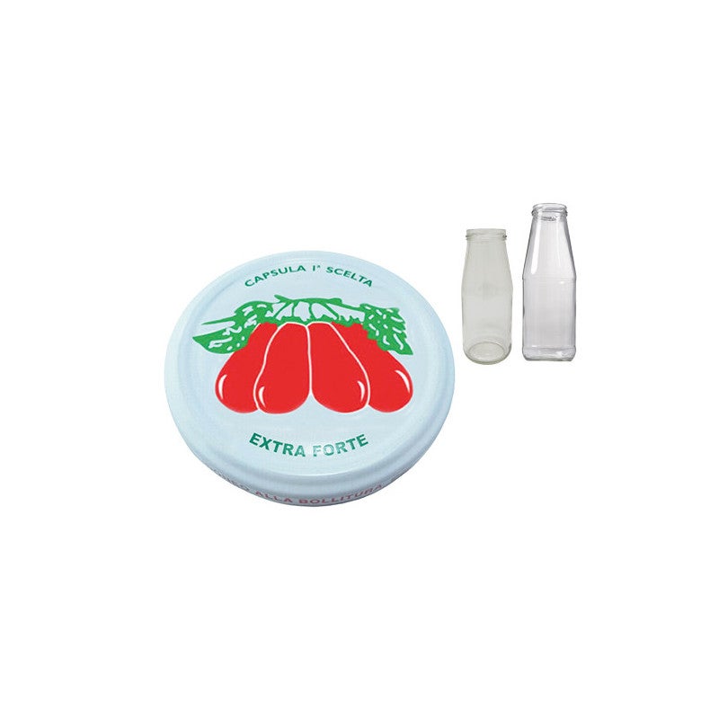 Capsules twist-off décorées Ø53 mm – Lot de 100 – Pour concentré de ...