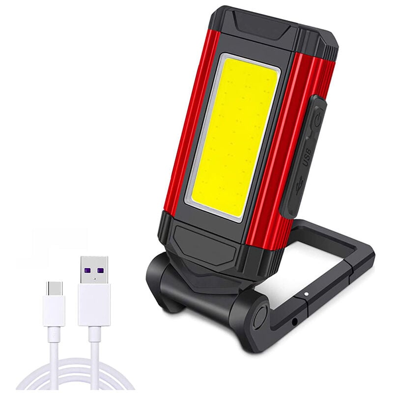Lampe De Travail Rechargeable Puissante, Baladeuse Led Lampe Atelier ...