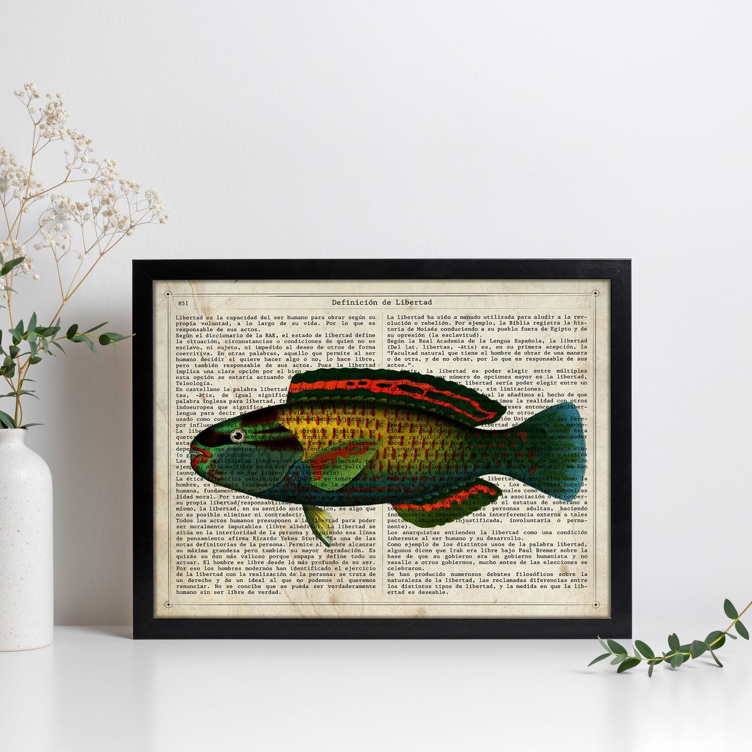 Affiche De Poisson Marin. Fiche De Poisson Loro Avec Définition ...