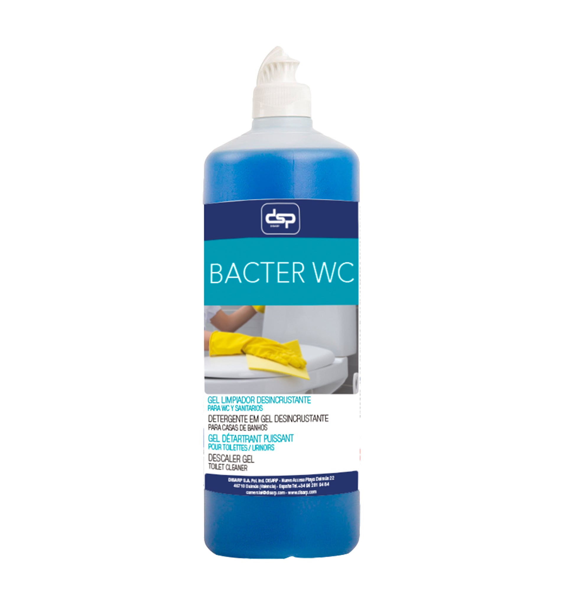 GEL LIMPIADOR DESINCRUSTANTE PARA WC Y SANITARIOS BACTER WC 1L | Leroy ...