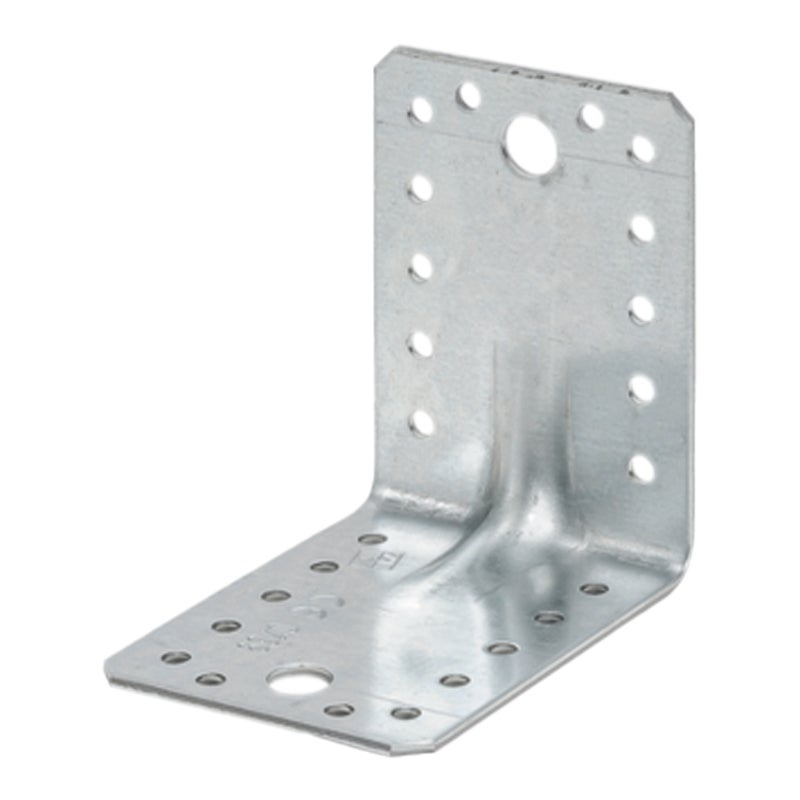 Equerre renforcée - A : 90 mm - B : 90 mm - C : 65 mm - Epaisseur : 2,5 ...