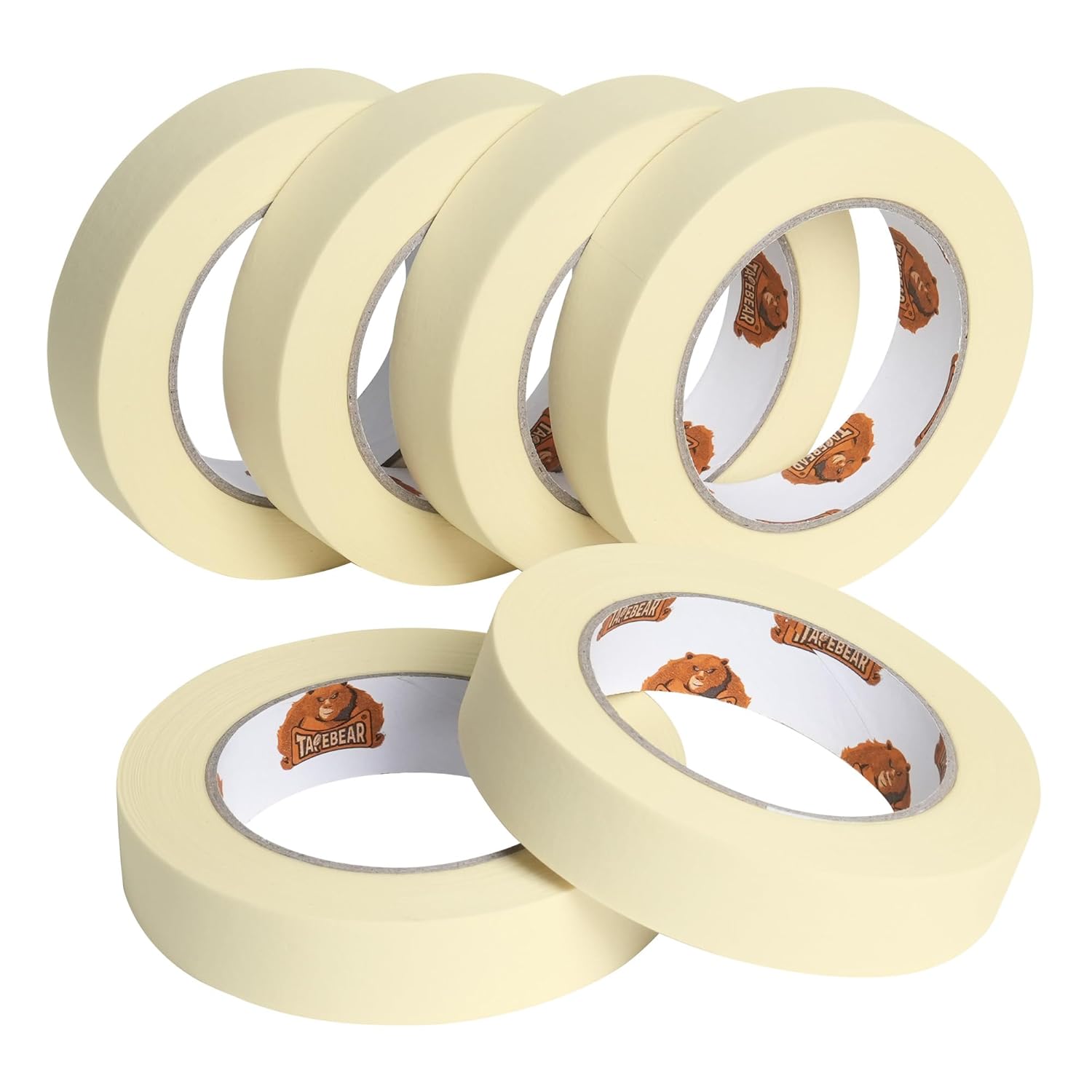 Cinta adhesiva de color beige claro, ideal para pintar, decorar ...