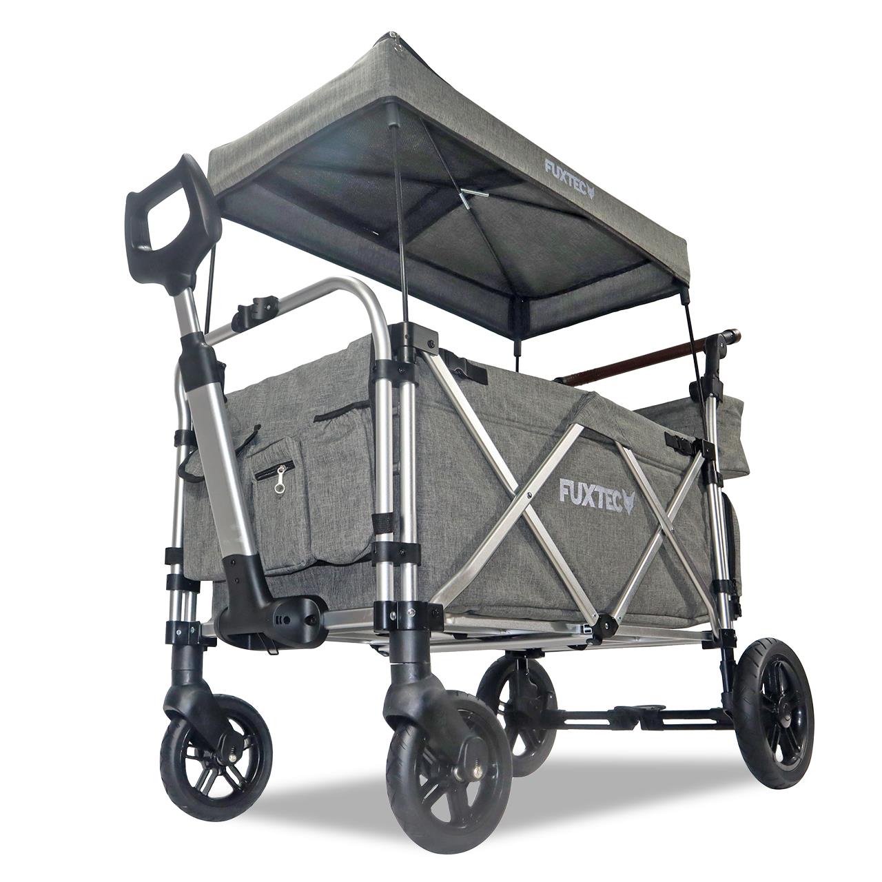 Chariot de transport pliable gris premium - FUXTEC Super Cruiser ...