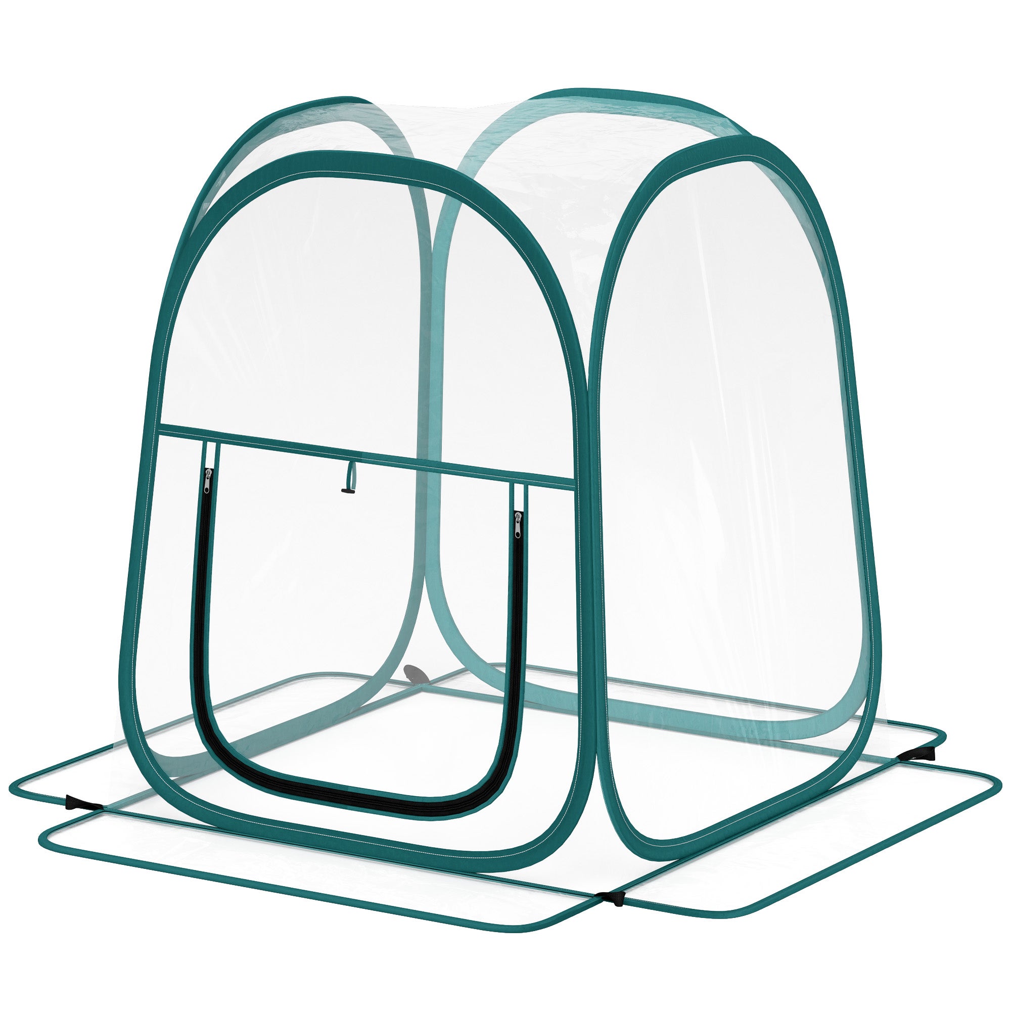 Mini serre de jardin, mini pop up serre en PVC transparent, pour ...