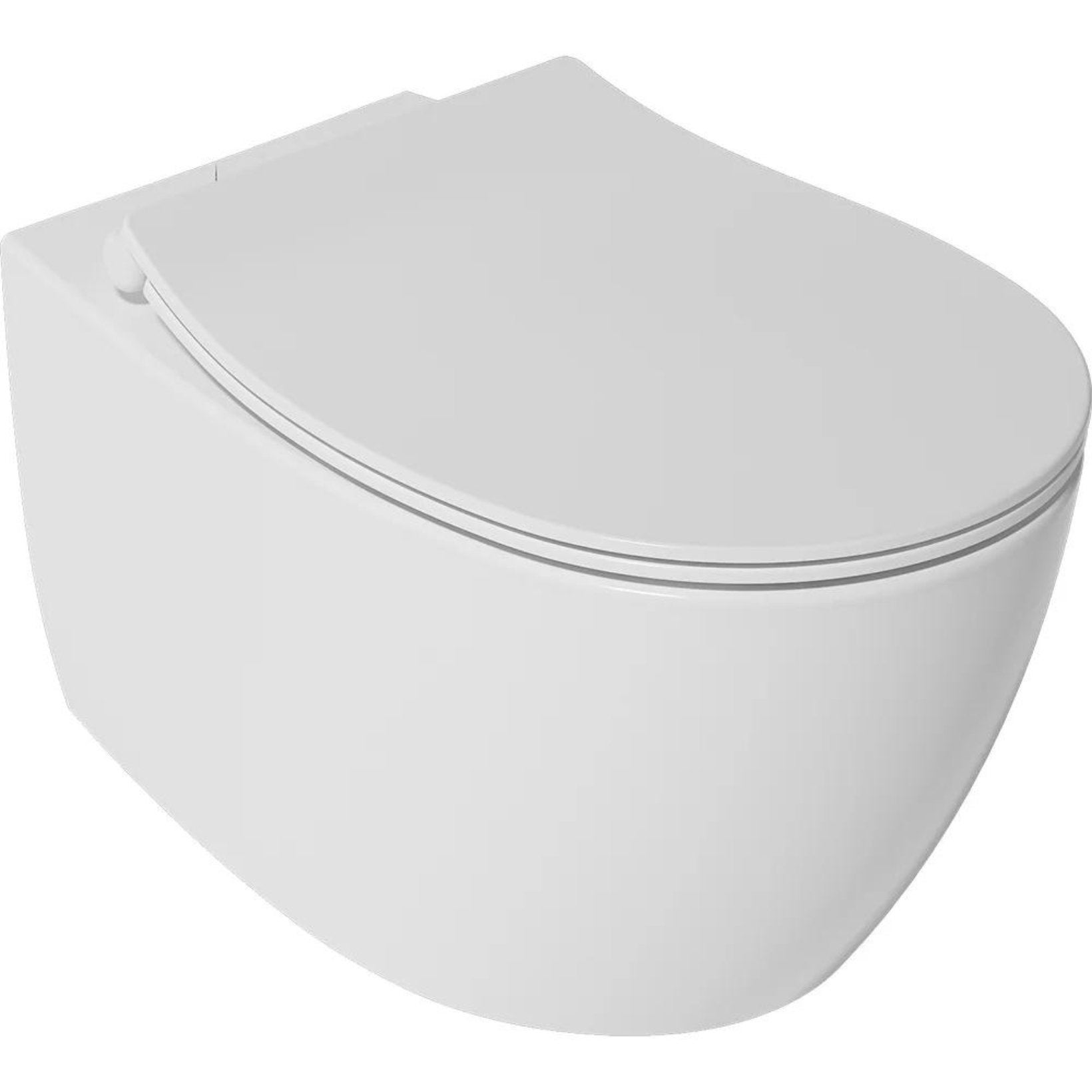 Isvea WC Suspendu avec Toilette Rimless Couleur Blanc Avec Abattant ...