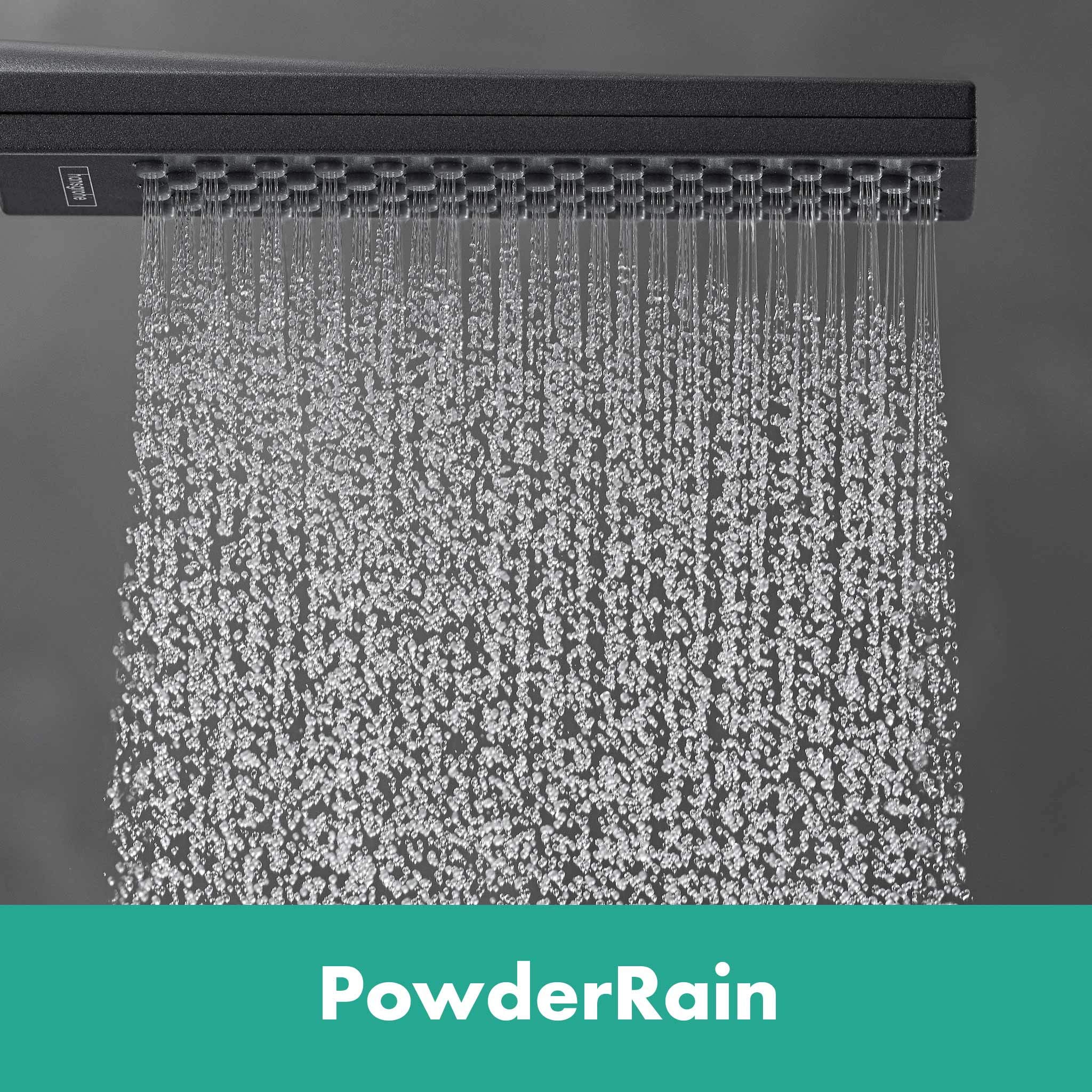 Hansgrohe Rainfinity - Pommeau de douche, EcoSmart, bronze brossé ...