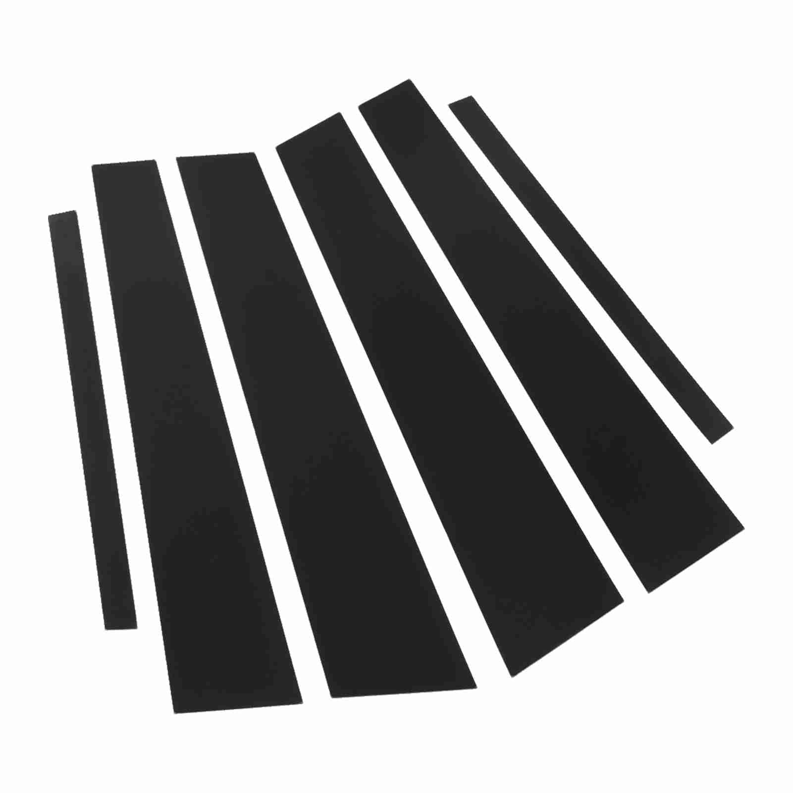 Garniture de montant latéral de style 4D, noir brillant, remplacement ...