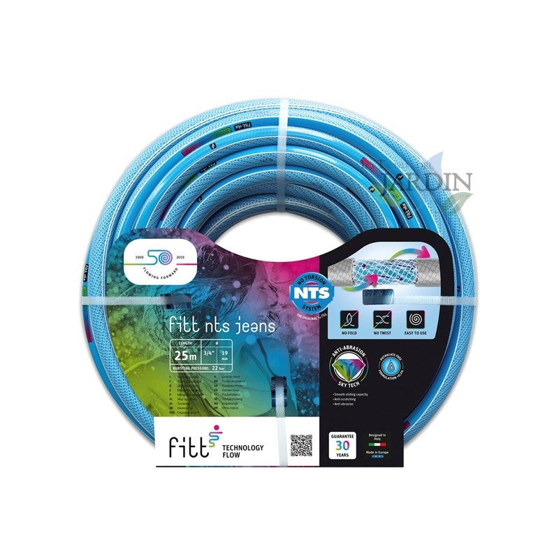 Kit tuyau d'arrosage NTS Jeans 15 mm x 15 mètres avec lance neuve ...