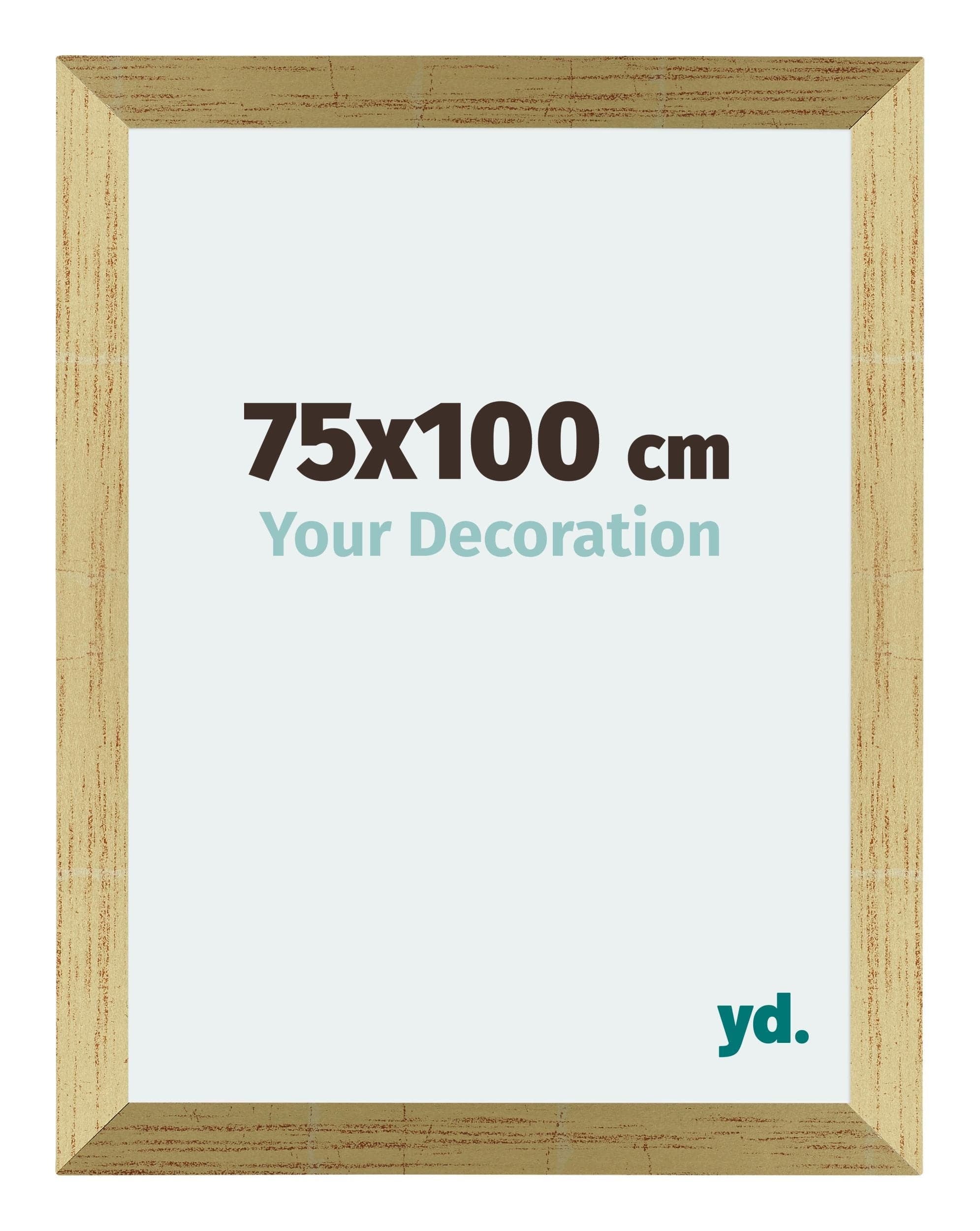 Yd. Cadre photo 75x100 cm - Or Brillant - MDF - Mura | Leroy Merlin