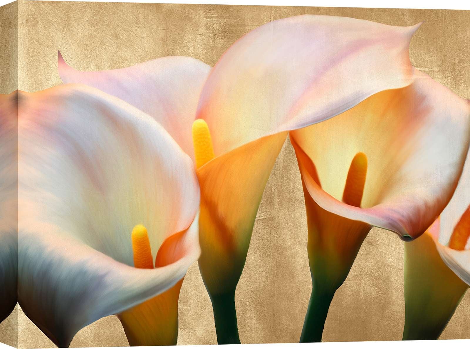 Peintures de fleurs - impression sur toile - Luca Villa, Jewel Callas ...