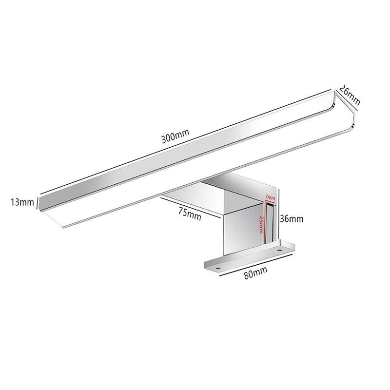 Lámpara LED para espejo, lámpara de armario, lámpara de pared para baño ...