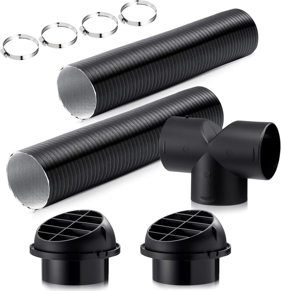75mm Kit de conduit de chauffage pour voiture avec raccord de sortie ...