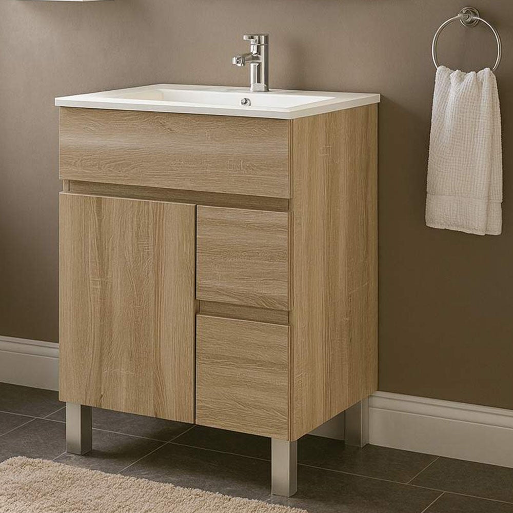 Kibath Mueble de baño con Lavabo, mod. URBAN 60x45 cm acabado Cambrian ...