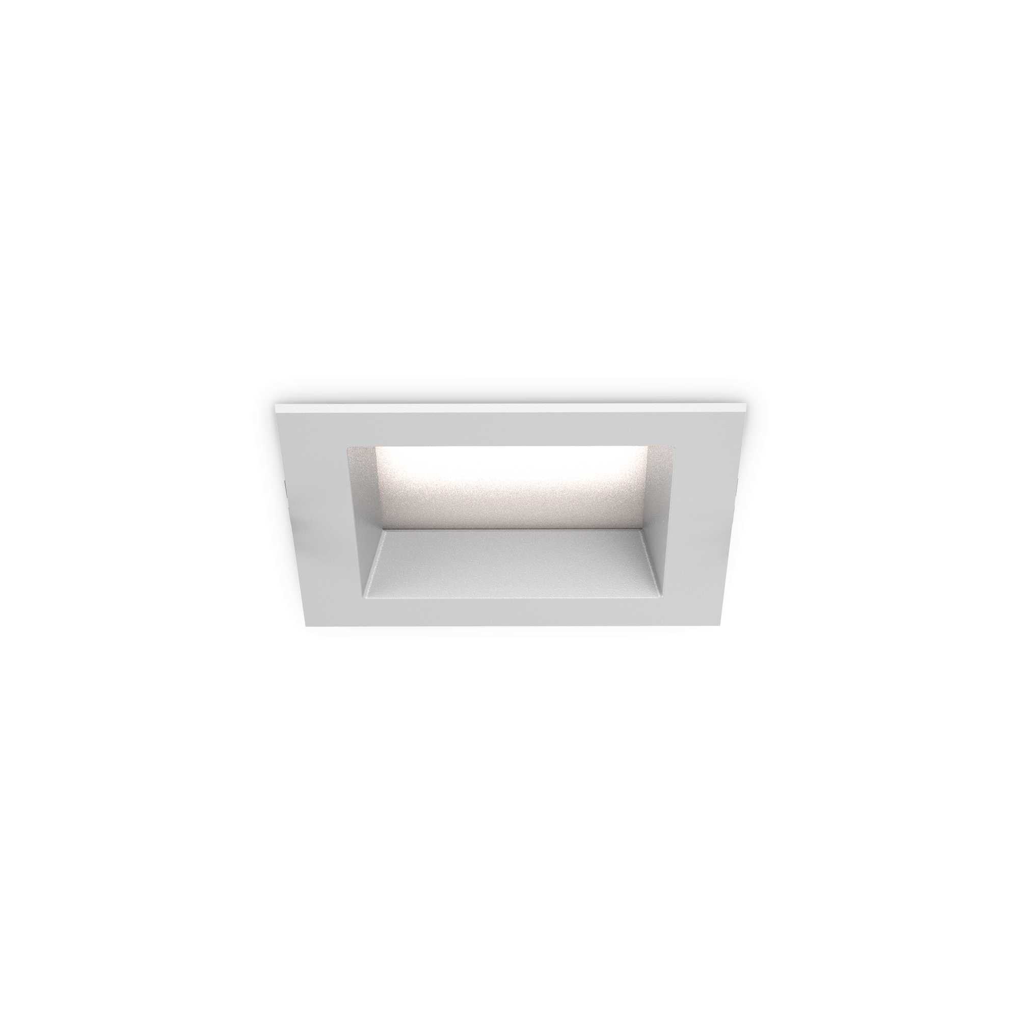 Ideal Lux BASIC IP65 Downlight Encastrable Carré LED Intégré Blanc Mat ...