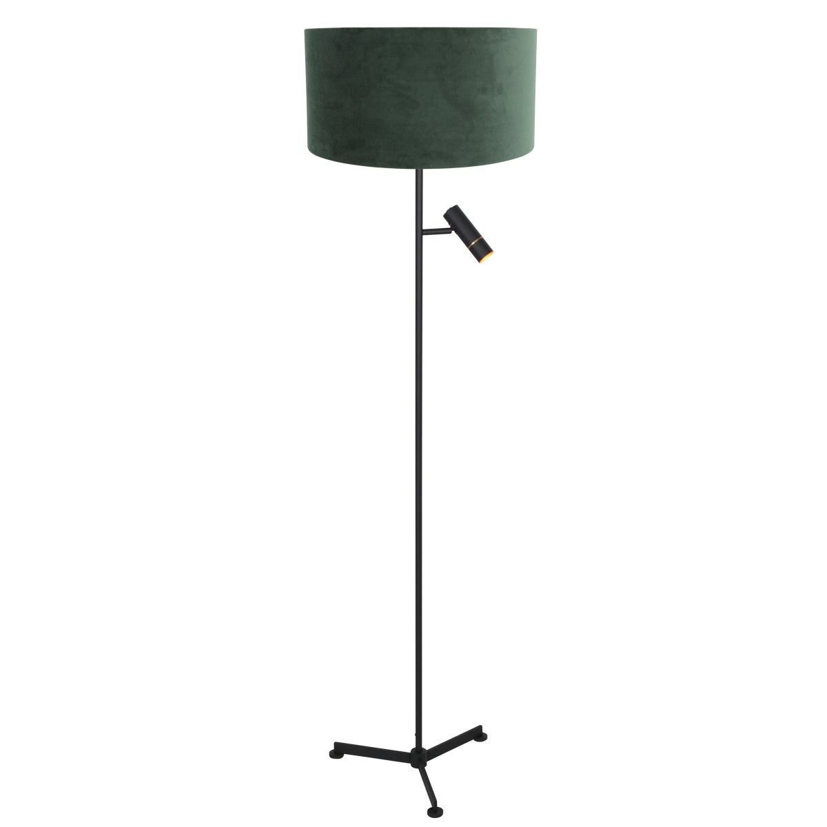 Steinhauer - lampada da terra - Stang - nero - metallo tessile - Ø 40cm ...