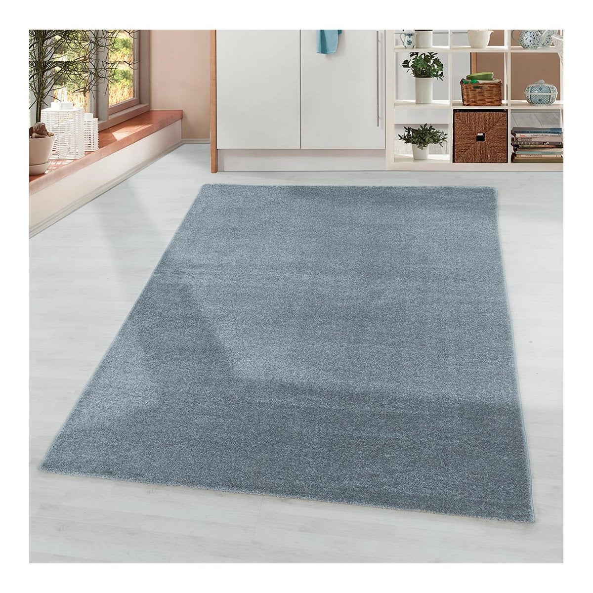Tapis design en polypropylène Argenté 80x250 VINDUM | Leroy Merlin