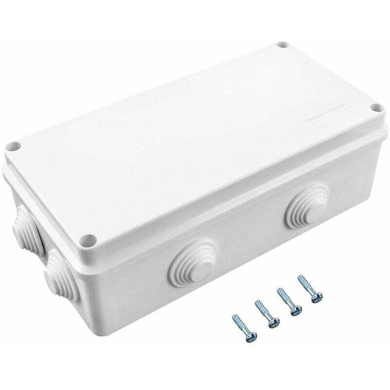 Boite de dérivation IP65 en plastique ABS étanche extérieure, blanc ...