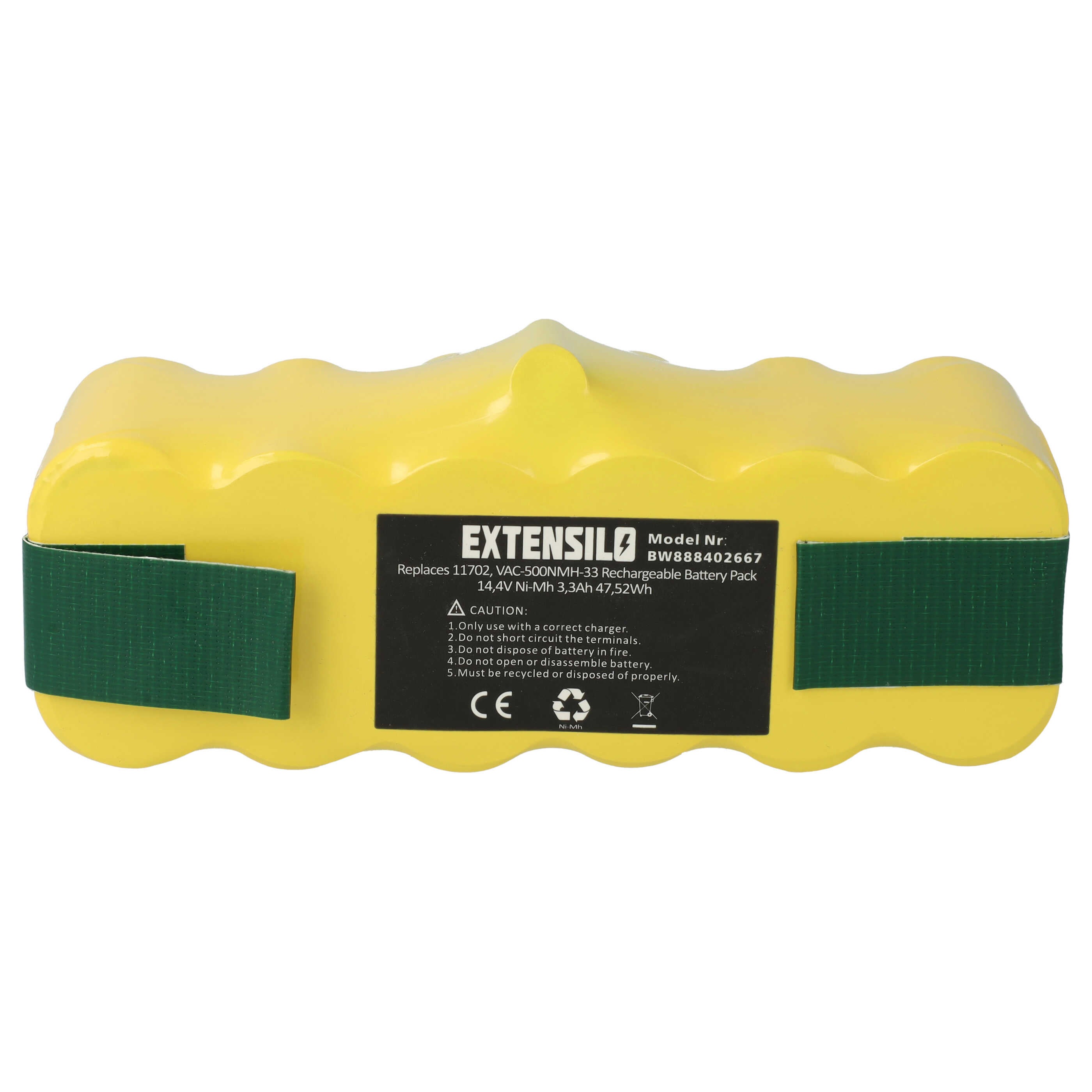 EXTENSILO 1x Batterie compatible avec iRobot Roomba 562, 555, 560, 540 ...