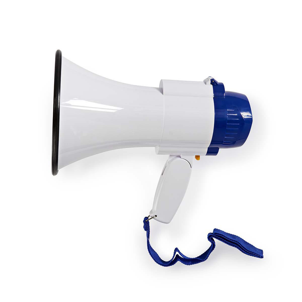 Nedis Mégaphone - MEPH150WT - Bleu / Blanc | Leroy Merlin
