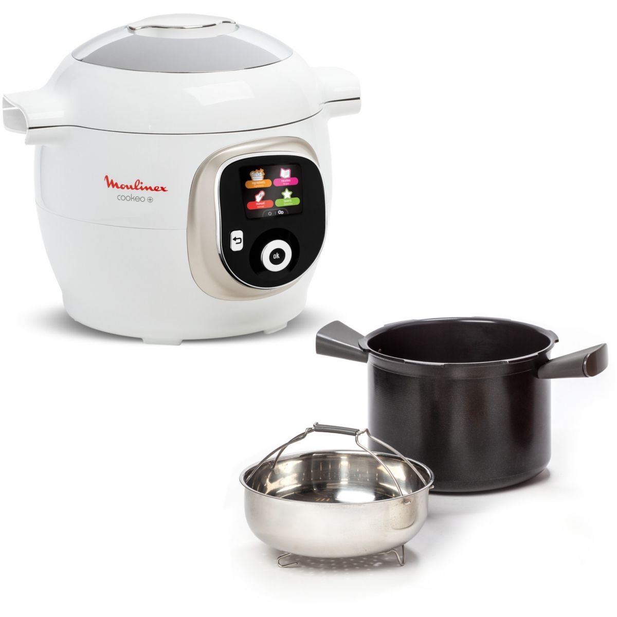 Multicooker intelligente 6l 1600w bianco - Moulinex CE85BA10 | Leroy Merlin