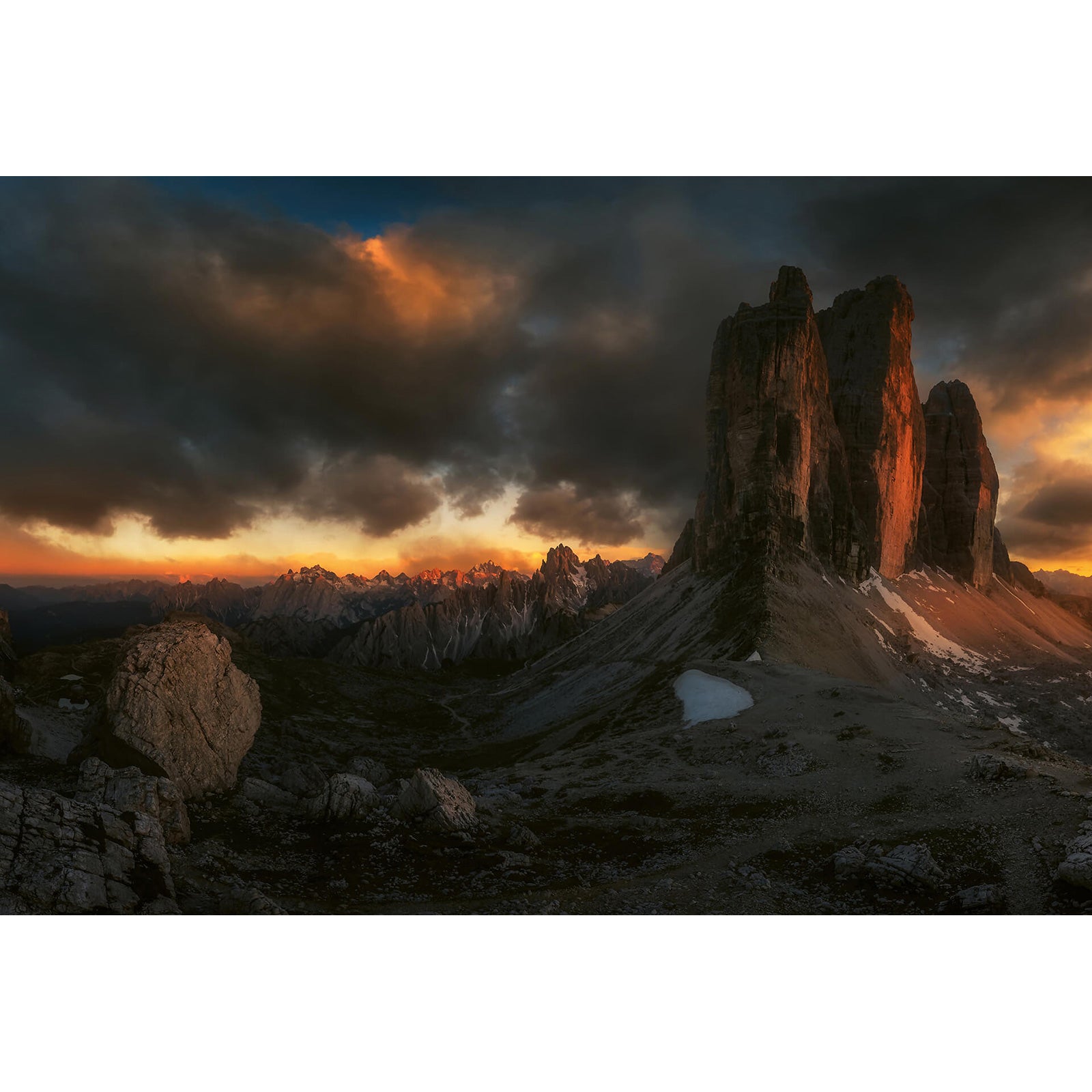 Papier peint panoramique moderne Dolomites Tapisserie panoramique ...