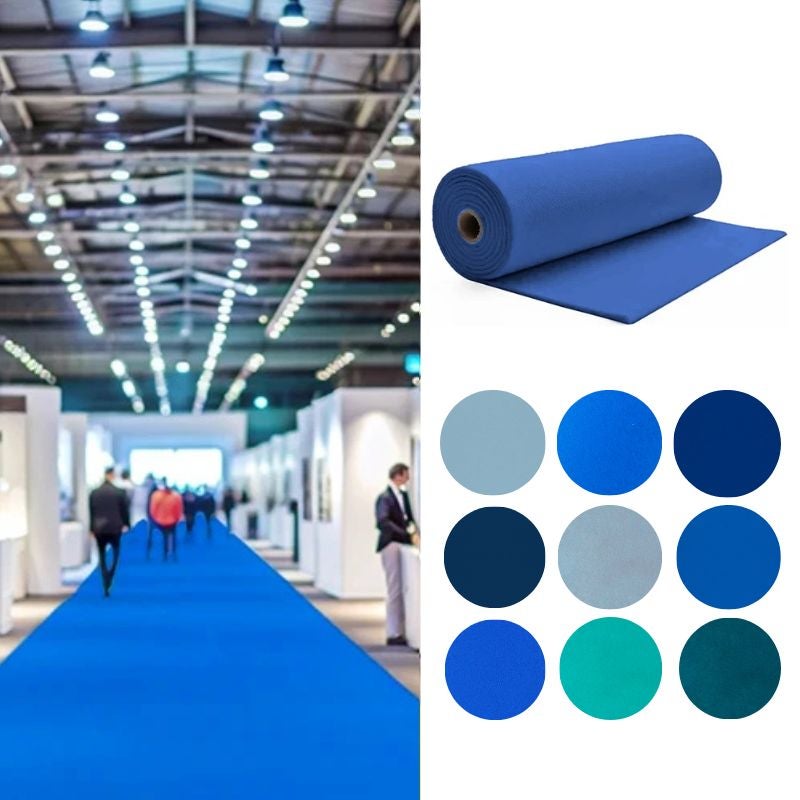 Arquiservi - Moqueta Ferial Azul Ultramar en rollo 2X60 (120M2) – Ideal ...