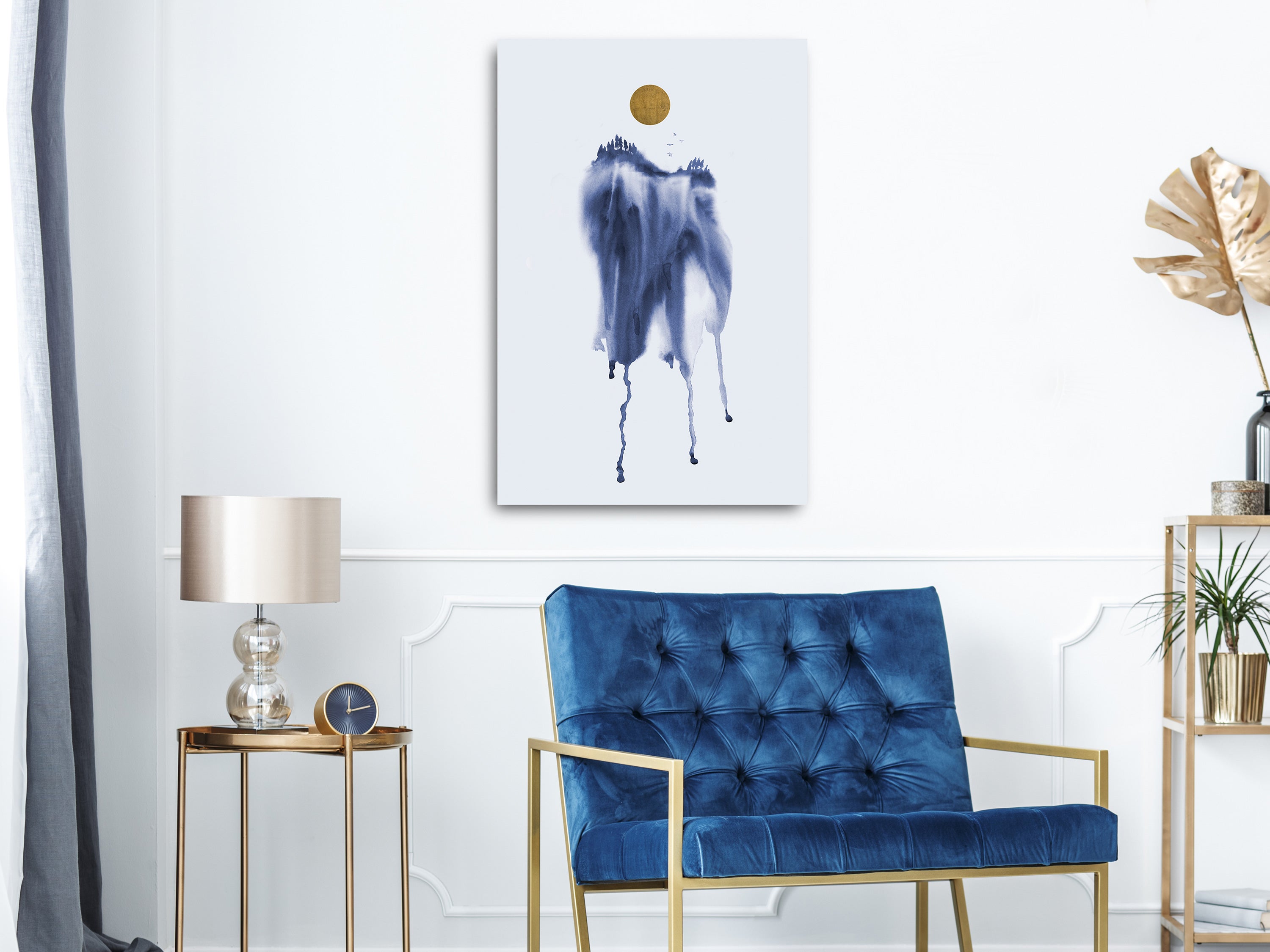 Tableau - Watercolour Abstraction (1 Part) Vertical [60x90] | Leroy Merlin