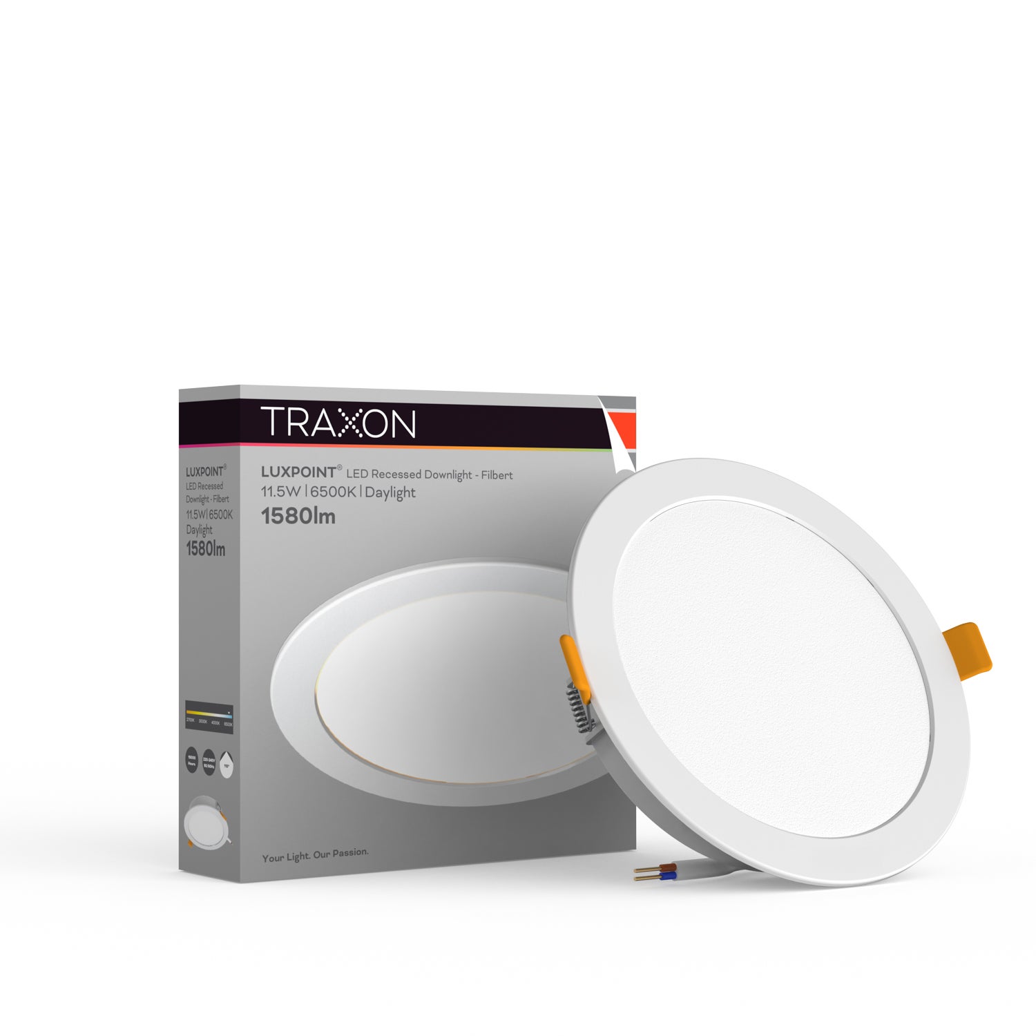 TRAXON LUXPOINT® Downlight LED empotrable 11.5W 3000K - Filbert | Leroy Merlin