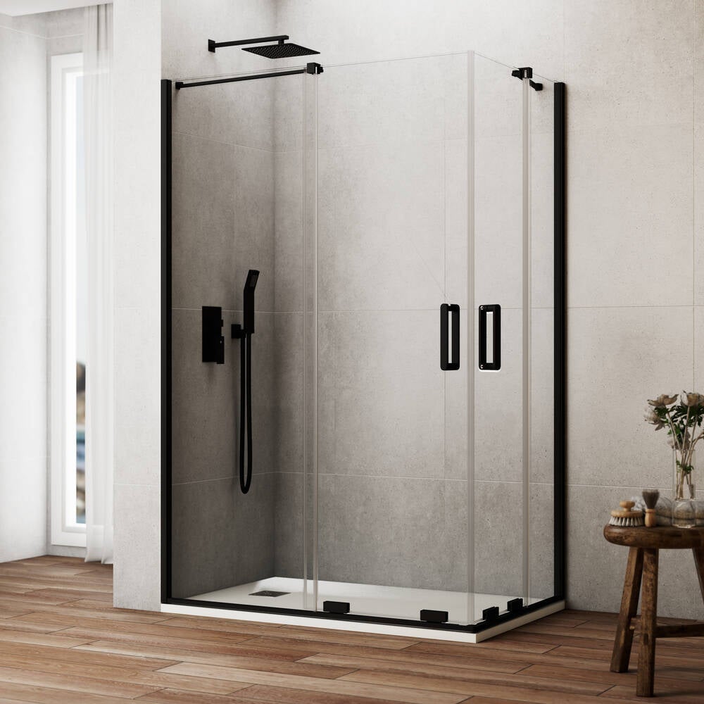 Mamp Kenna Angular 85X75 Black | Leroy Merlin