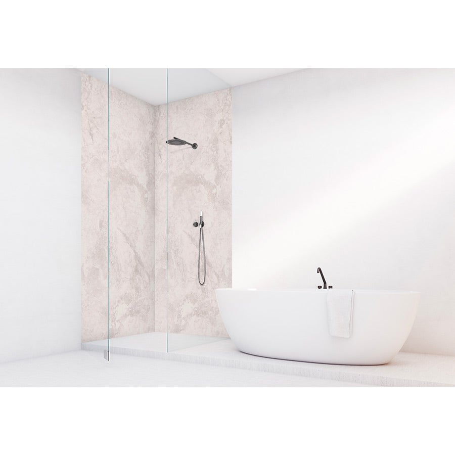 Panneau mural VIPANEL Rénovation rapide pour salle de bain, Marbre rosé ...