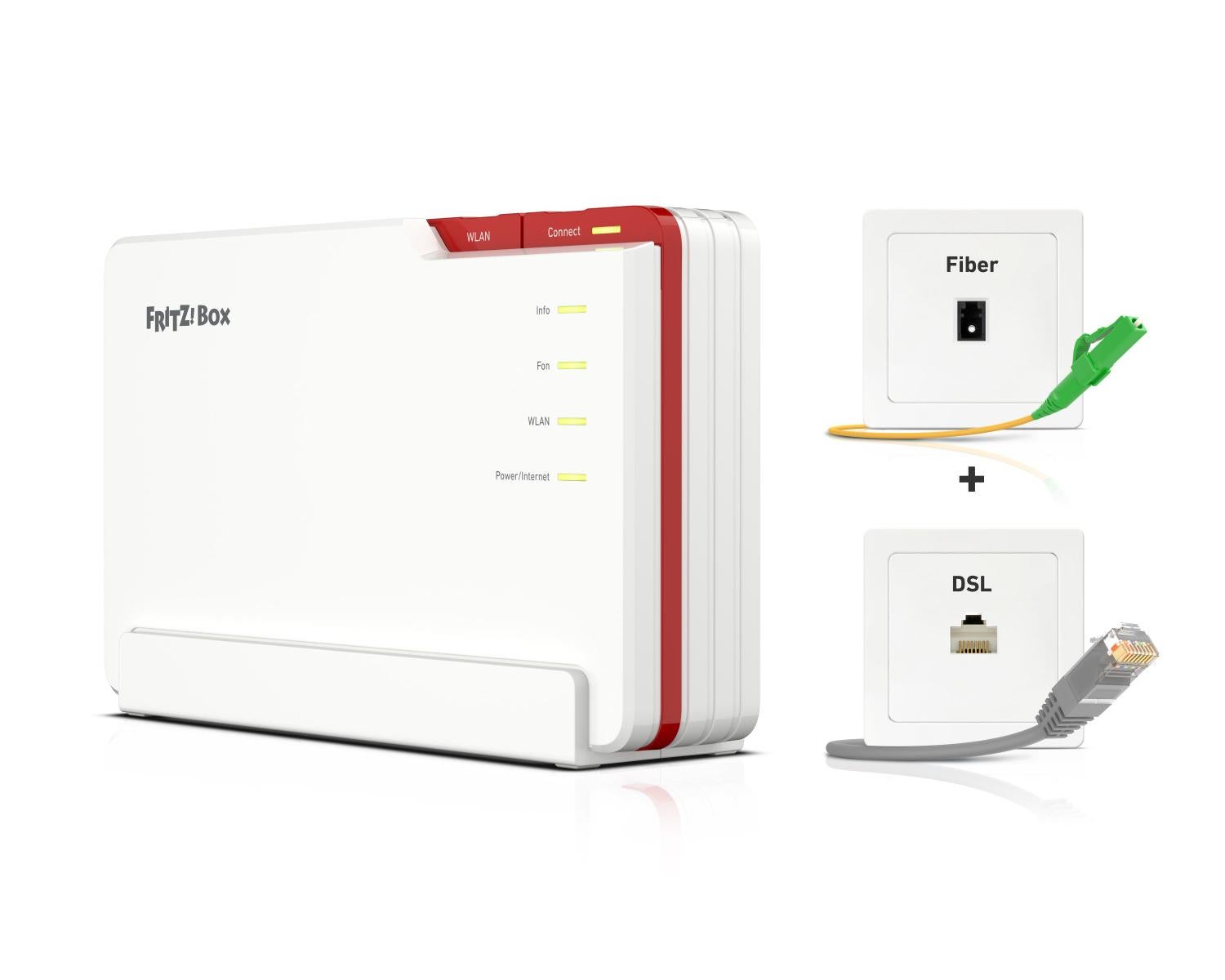 FRITZ!Box COMPUTER SYSTEMS routeur sans fil 2.5 Gigabit Ethernet Tri ...