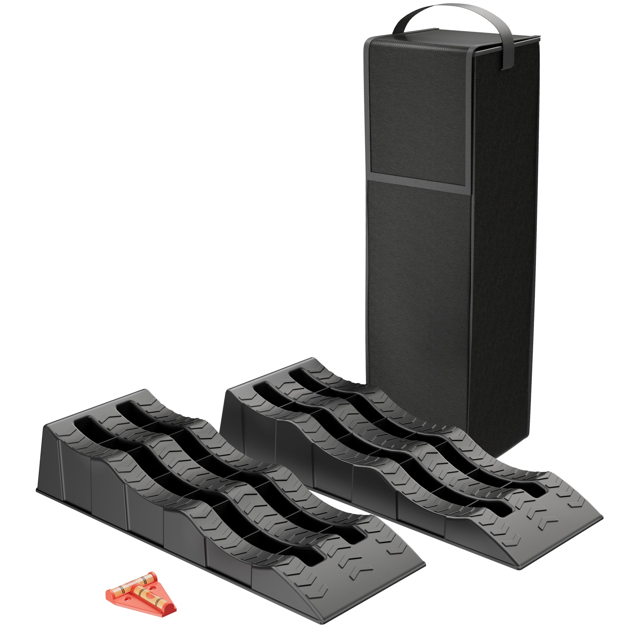 XPOtool 2x cunei livellatori con 3 altezze 40/70/100 mm Rampe per auto ...