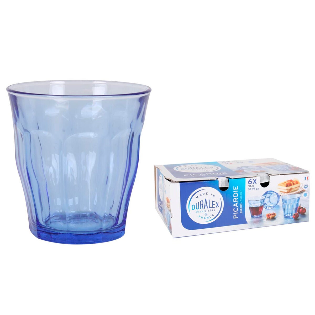 Set de Vasos Duralex Picardie 310 ml (6 Unidades) (31 cl)(6 pcs) | Leroy Merlin