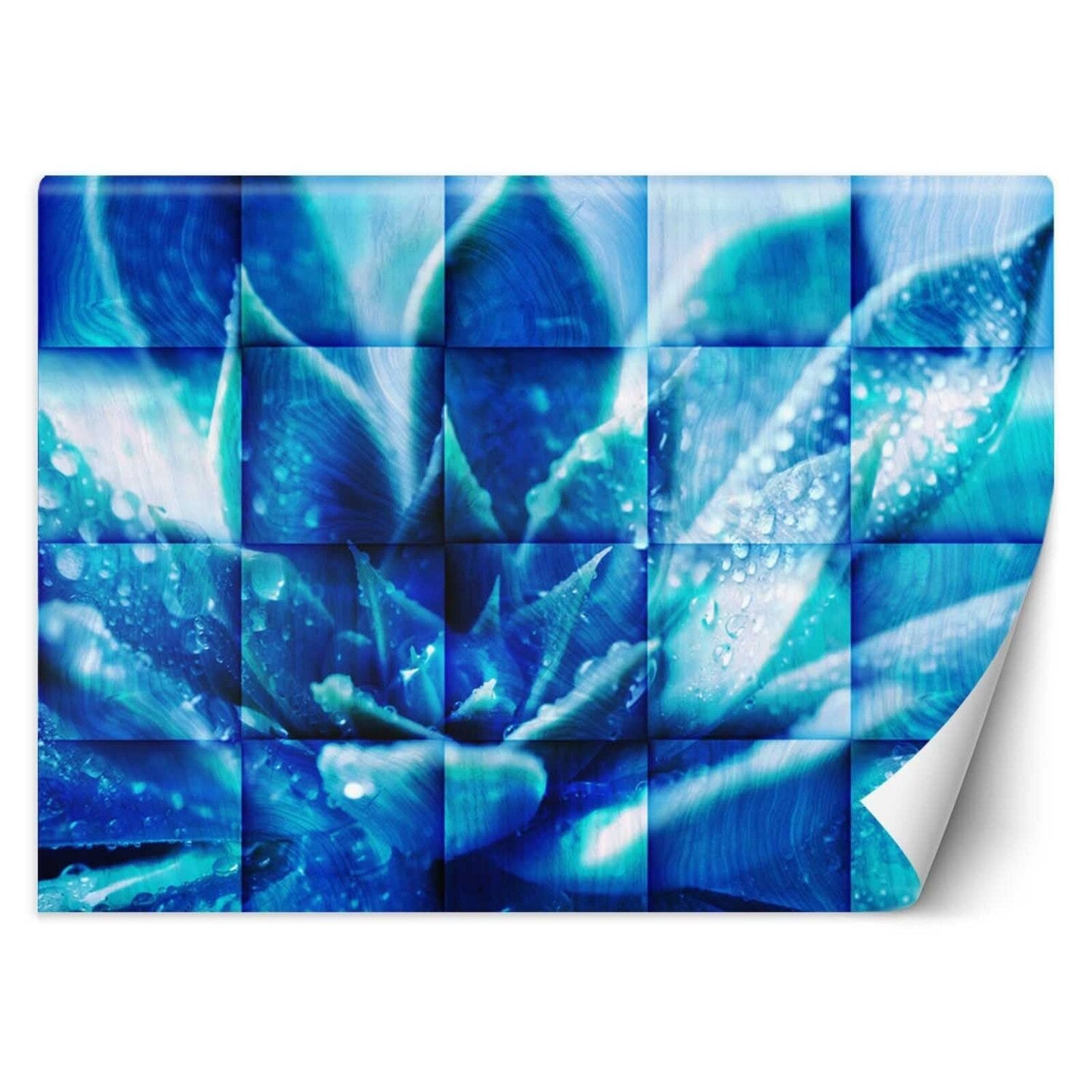 Papier peint fleur bleue | Leroy Merlin Papier peint fleur bleue | Leroy Merlin