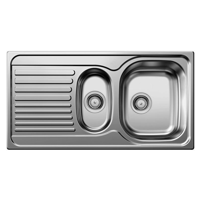 Blanco Tipo 6 S Basic Evier en Acier inoxydable 1,5 bac + égouttoir ...