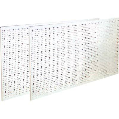 PANEL EXPOSITOR CON AGUJEROS PERFORADOS ACERO PINTADO 100X50 CM MARFIL ...