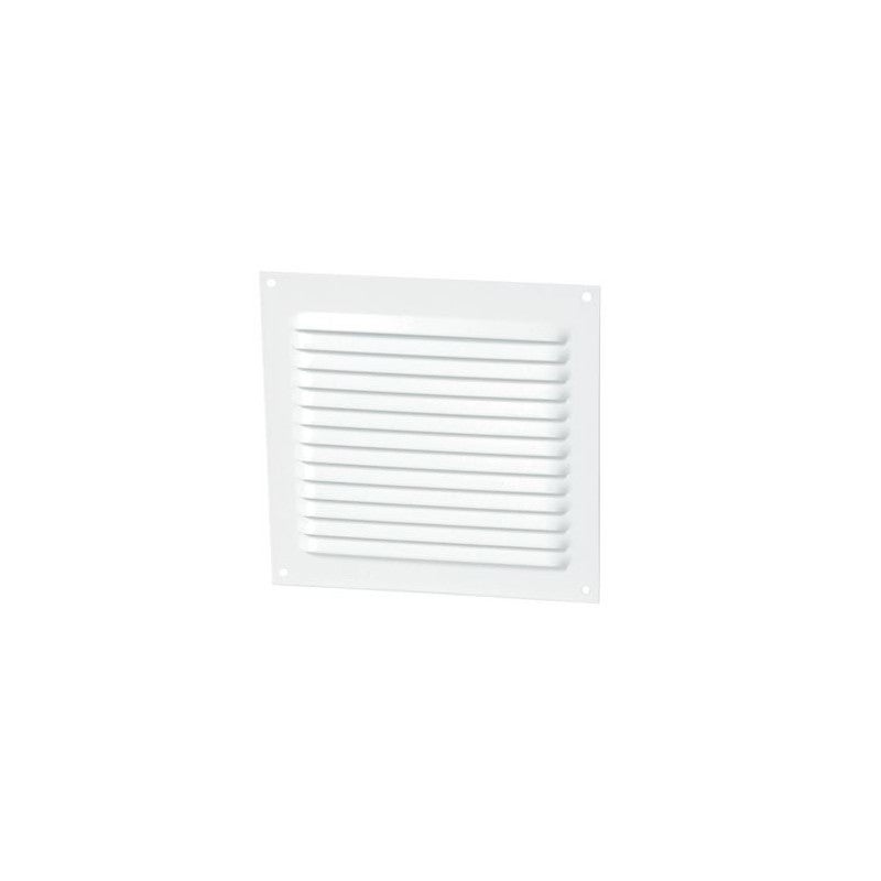 Grille d'aération persienne aluminium à visser avec moustiquaire 15x15 ...