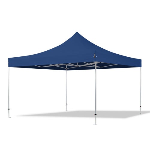 4x4 m Carpa plegable, PROFESSIONAL aluminio 40mm, azul | Leroy Merlin