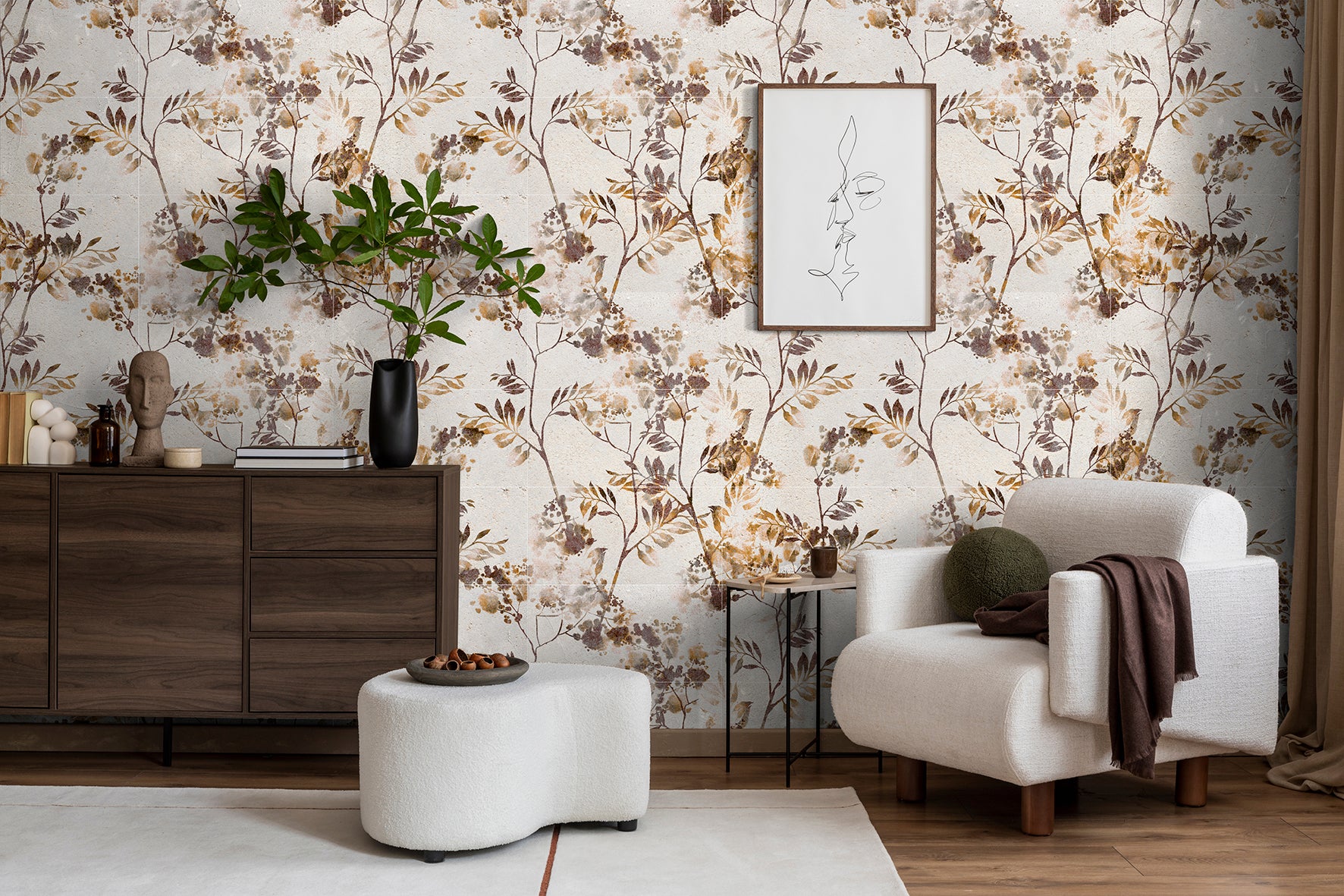 CÉRAMIQUE ESTILKER - CARREAU 30x60 DÉCORÉ GARDEN AMBER DIGITALKER - PACK 6 PIÈCES | Leroy Merlin