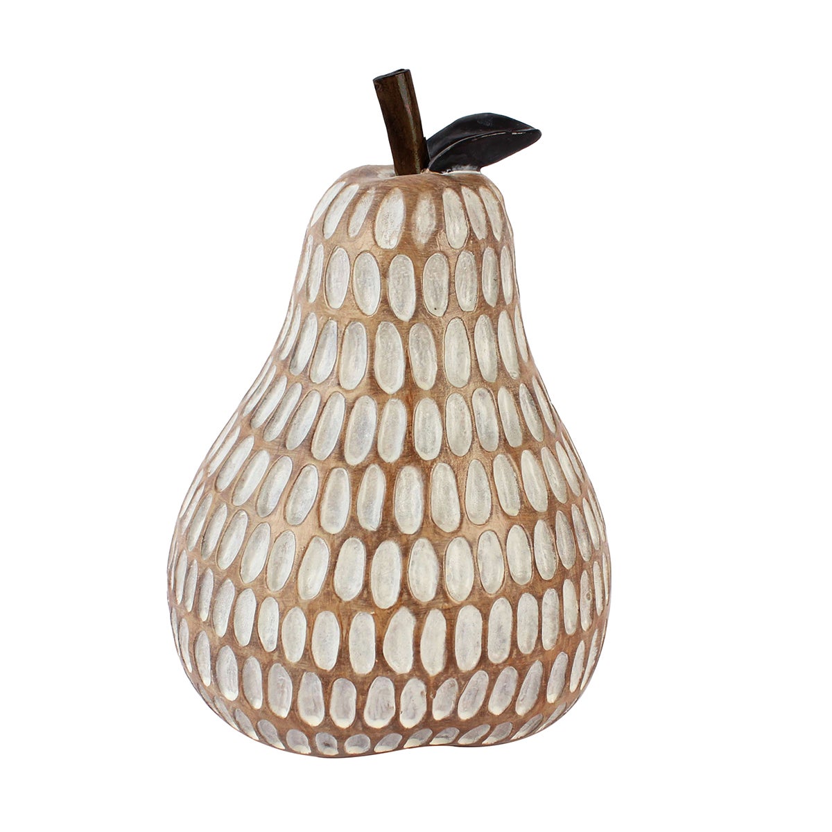 ORIGEN Home Decor - Figura Pera Figuras | Varios Marrón - 20x13x14 cm ...