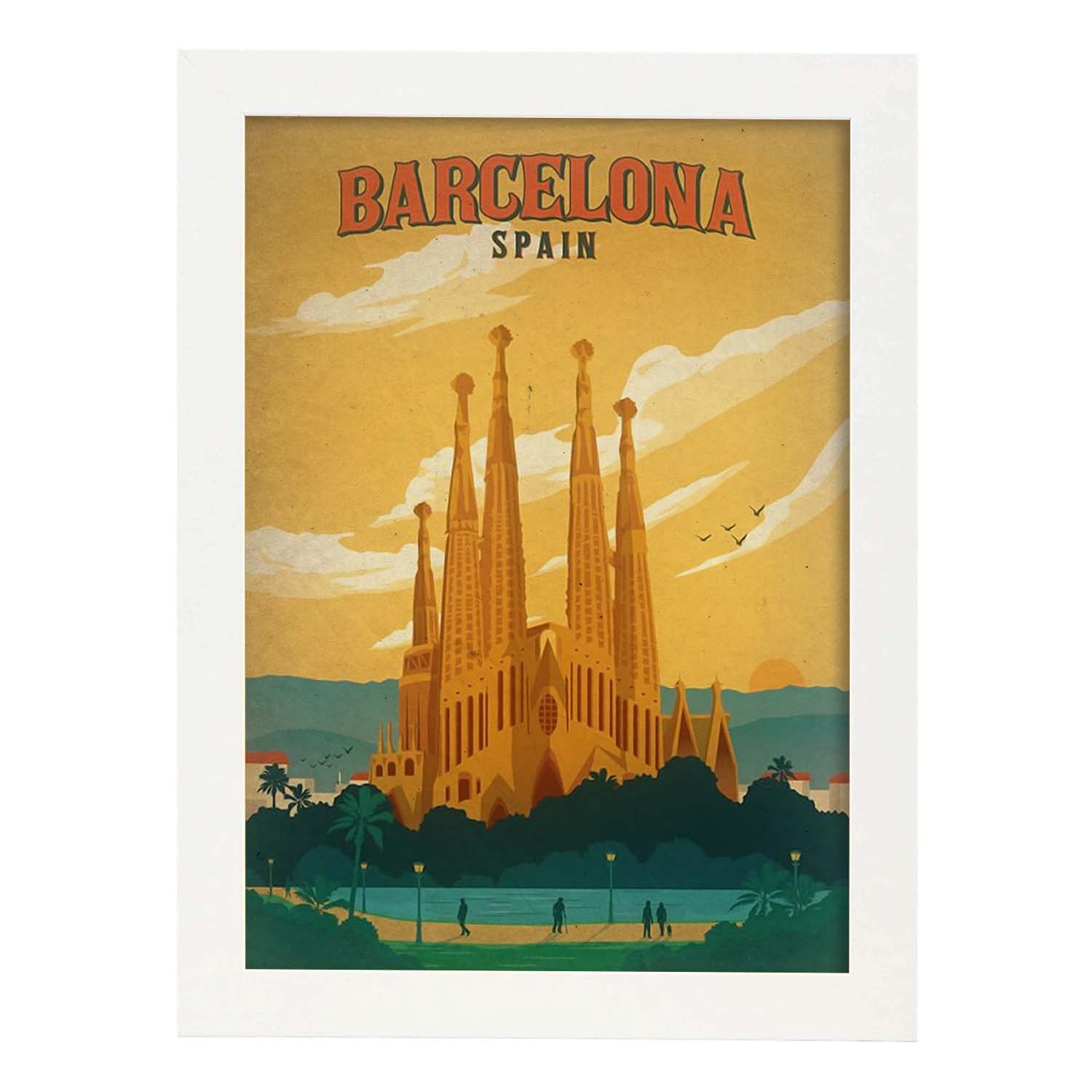 Poster Vintage De Barcelona. Con Imagenes Vintage Y De Publicidad ...