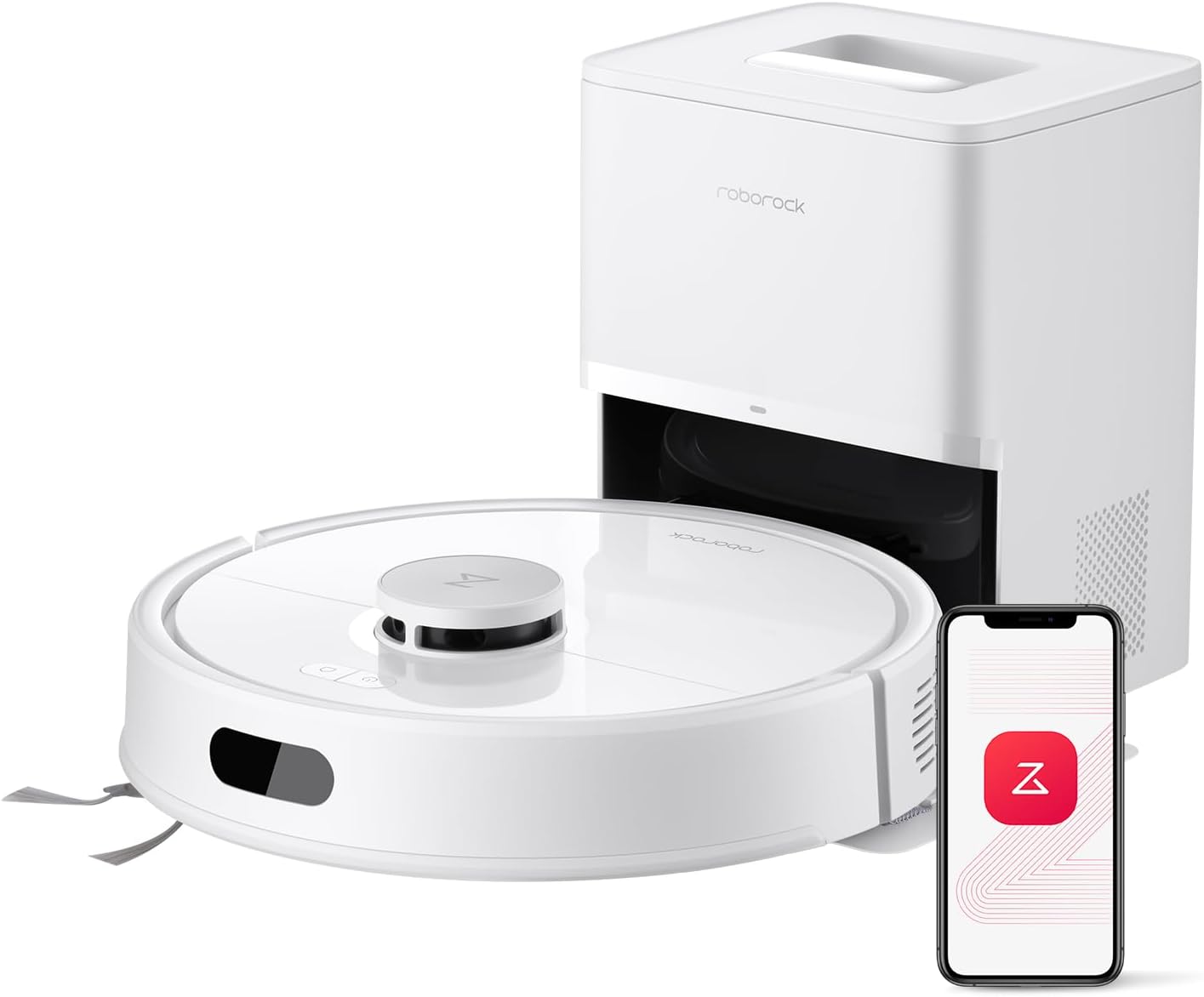 Roborock Q7 BF+ Aspirateur Robot Laveur avec Station,Aspiration 8000Pa ...