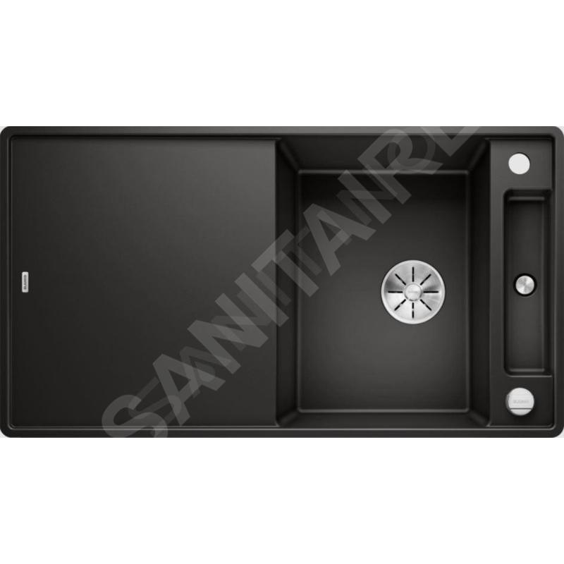 Blanco Axia III 5 - Évier en silgranit, 905x500 mm, avec commande de ...