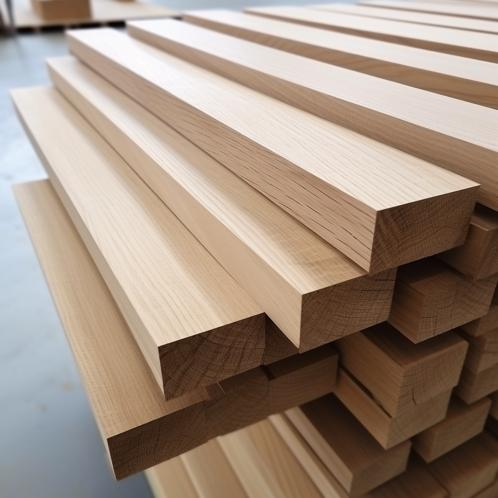 Lot de 8 tasseaux en chêne massif – 32×40 mm – Longueur 0,8 m | Leroy ...