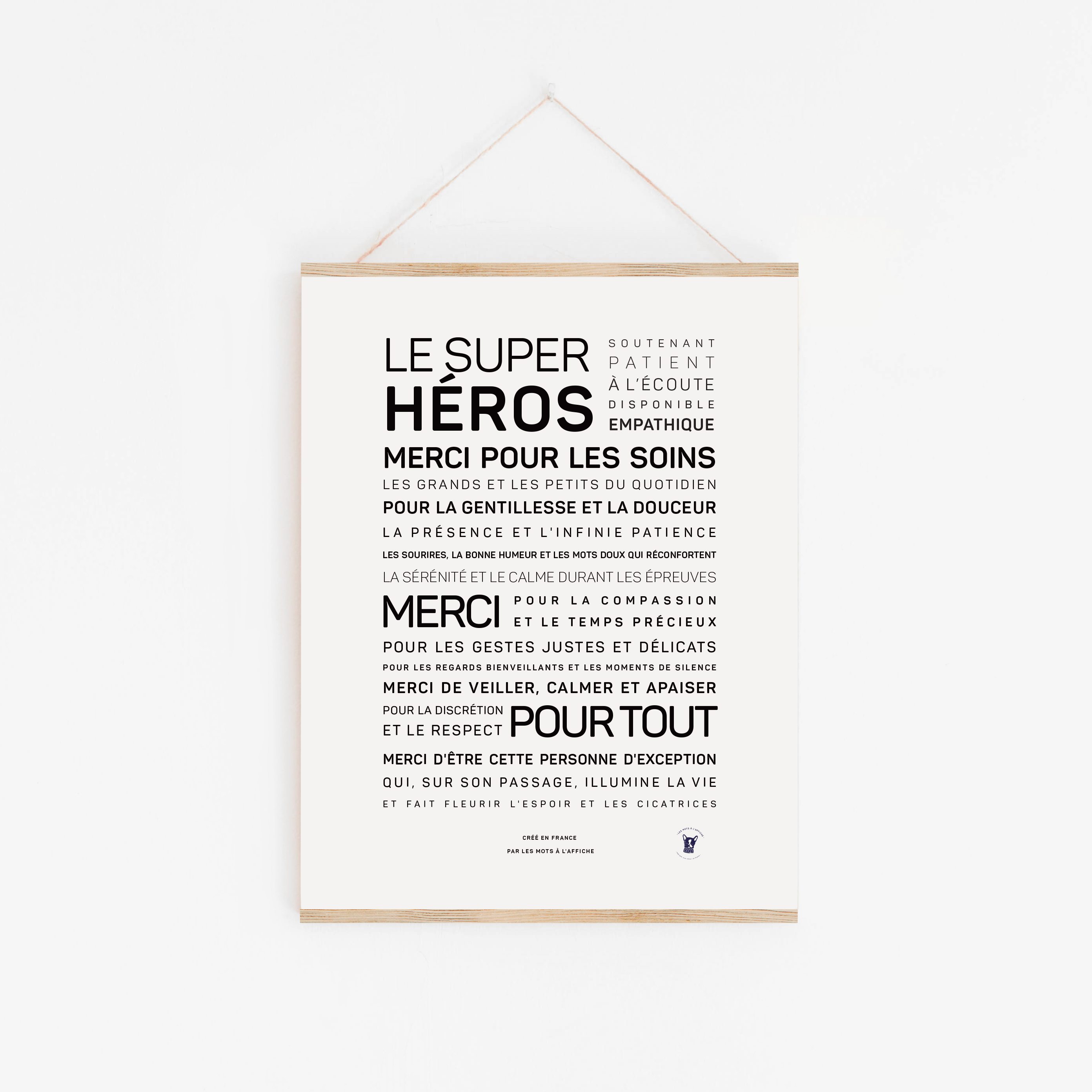 Affiche imprimée A5 "Le super-héros" (Poster) | Leroy Merlin