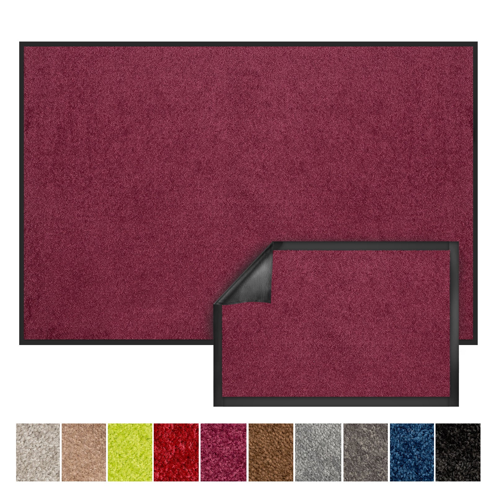 Tapis de Porte Paillasson d'entrée Performa Violet 48 90 x 120 cm ...