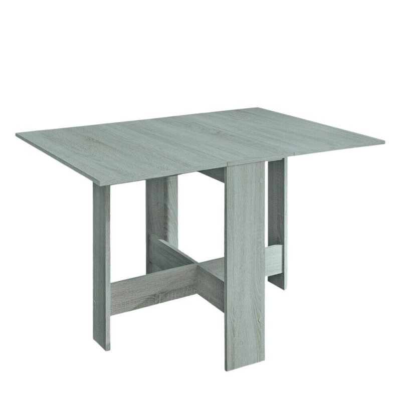 Table pliante peu encombrante Artemio couleur béton | Leroy Merlin